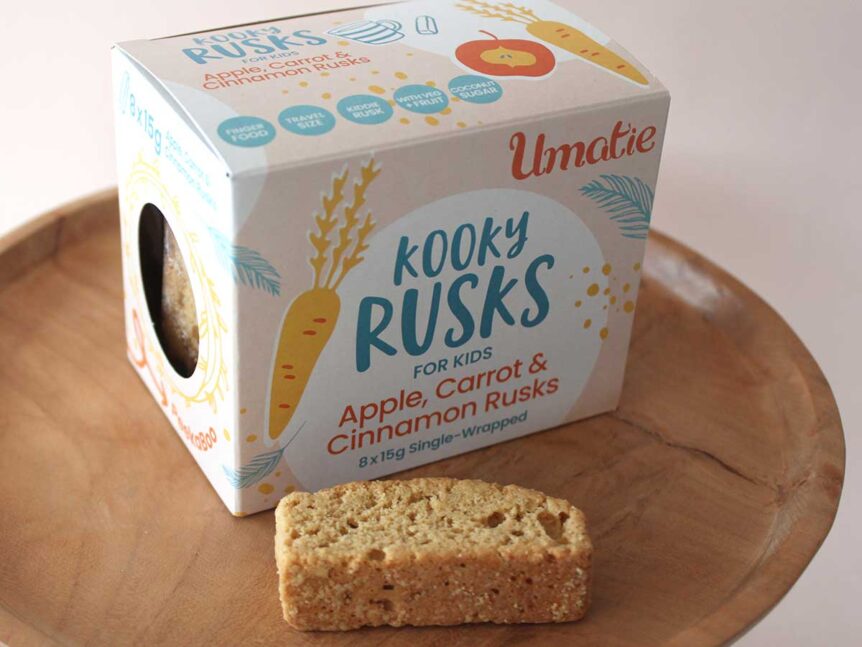 Kooky Rusks - Apple, Carrot & Cinnamon - Umatie