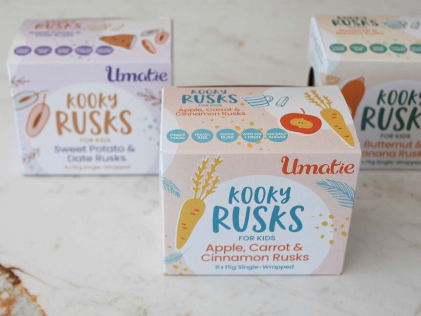 Kooky Rusks - Apple, Carrot & Cinnamon - Umatie